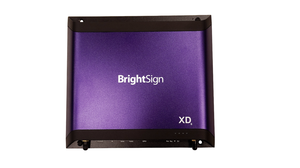 BrightSign Mediaplayer XD1036 3840x2160@60Hz, 2xLAN, 3 USB, RS232, 8 ...